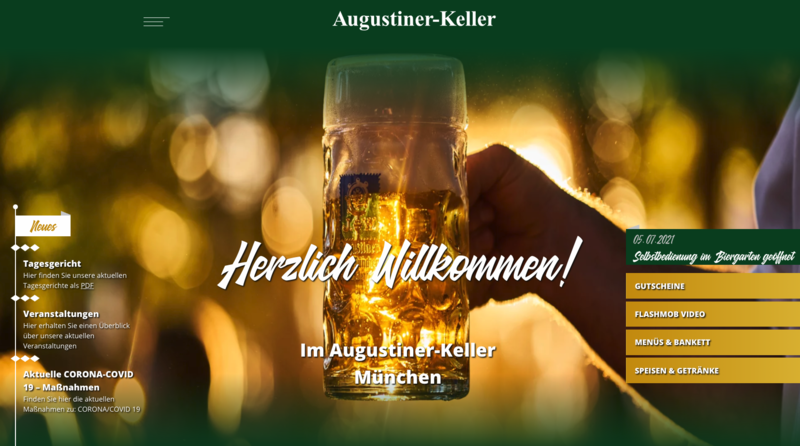 Augustiner-Keller | Relaunch Website | mds.